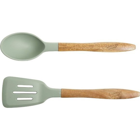 Gibson Home | Kitchen | Home 7 Piece Mint Green Aluminum Nonstick ...